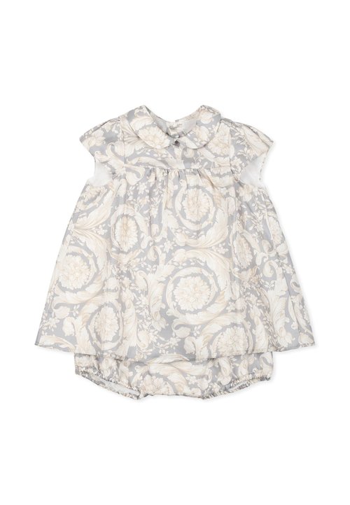 Versace Grey Dress For With Barocco Print - 1017943 1A12840 2EO90 ...