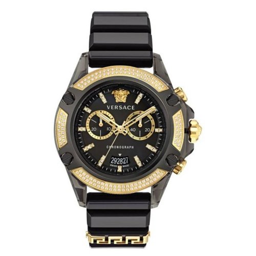 Versace Icon Active Chronograph Quartz Diamond Dial Watch VEZ701723 ...