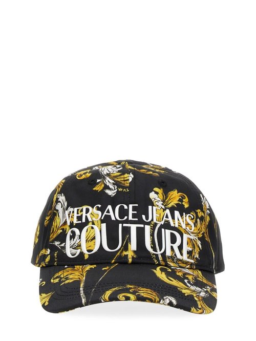 Versace Jeans Couture Baseball Hat With Logo - 78GAZK1-0_ZG3_64G89 ...