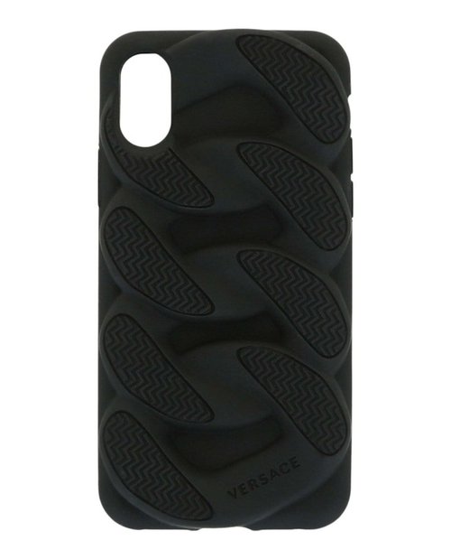 Versace Silicone Chain Reaction iPhone x Case 'Black' | Solesense